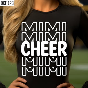 Cheer Mimi Svg | Cheerleading T-shirt | Cheer Team Cut Files | Cheer ...