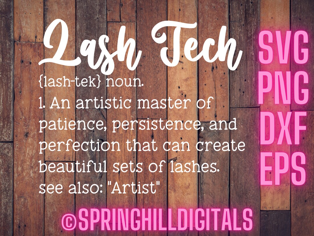 Lash Tech Svg | Eyelash Cut File | Lash Technician Svg | Lash Tech ...