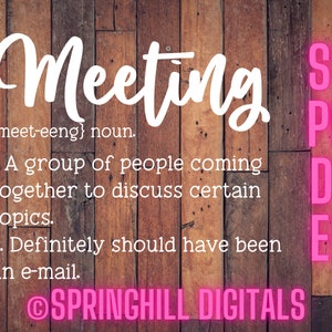 Meeting Room Svg Business Meeting Svg Meeting Cut File Employee Meeting ...