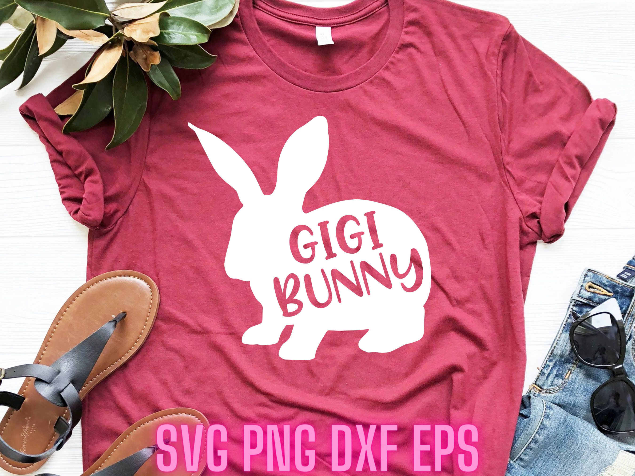 Home Decor Wall Decor Gigi Bunny PNG SVG Easter Gigi PNG Gigi Bunny Svg ...