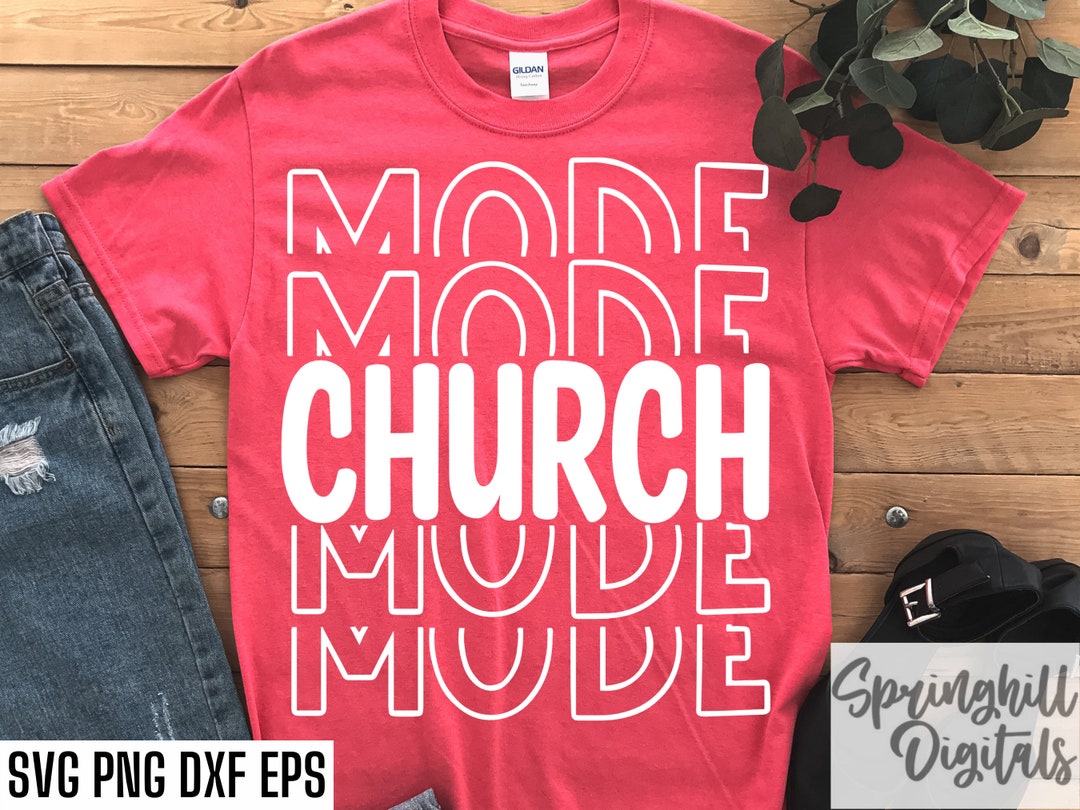 Church Mode Svg Youth Group T-shirt Cut Files Kids Church - Etsy