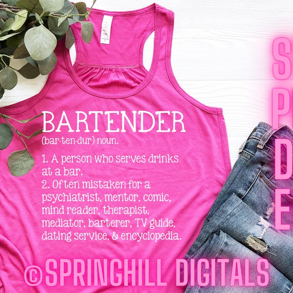 Bartender Sign - Etsy