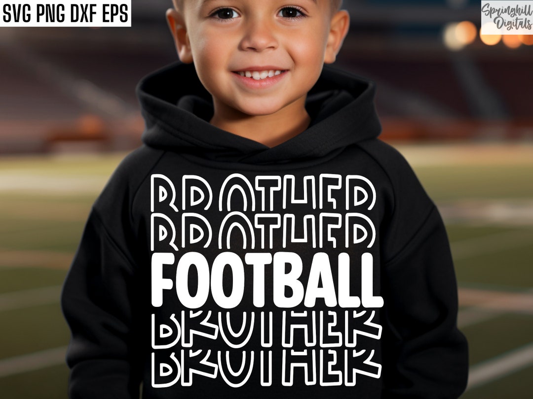 Football Brother Svg | Football Season Shirt | School Sports Cut Files ...