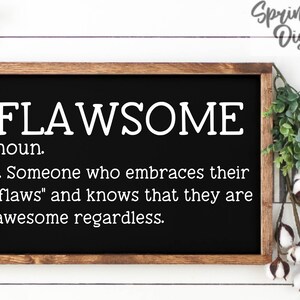 Flawsome Quote | Definition Svg | Funny Saying Svg | Definition Cut ...