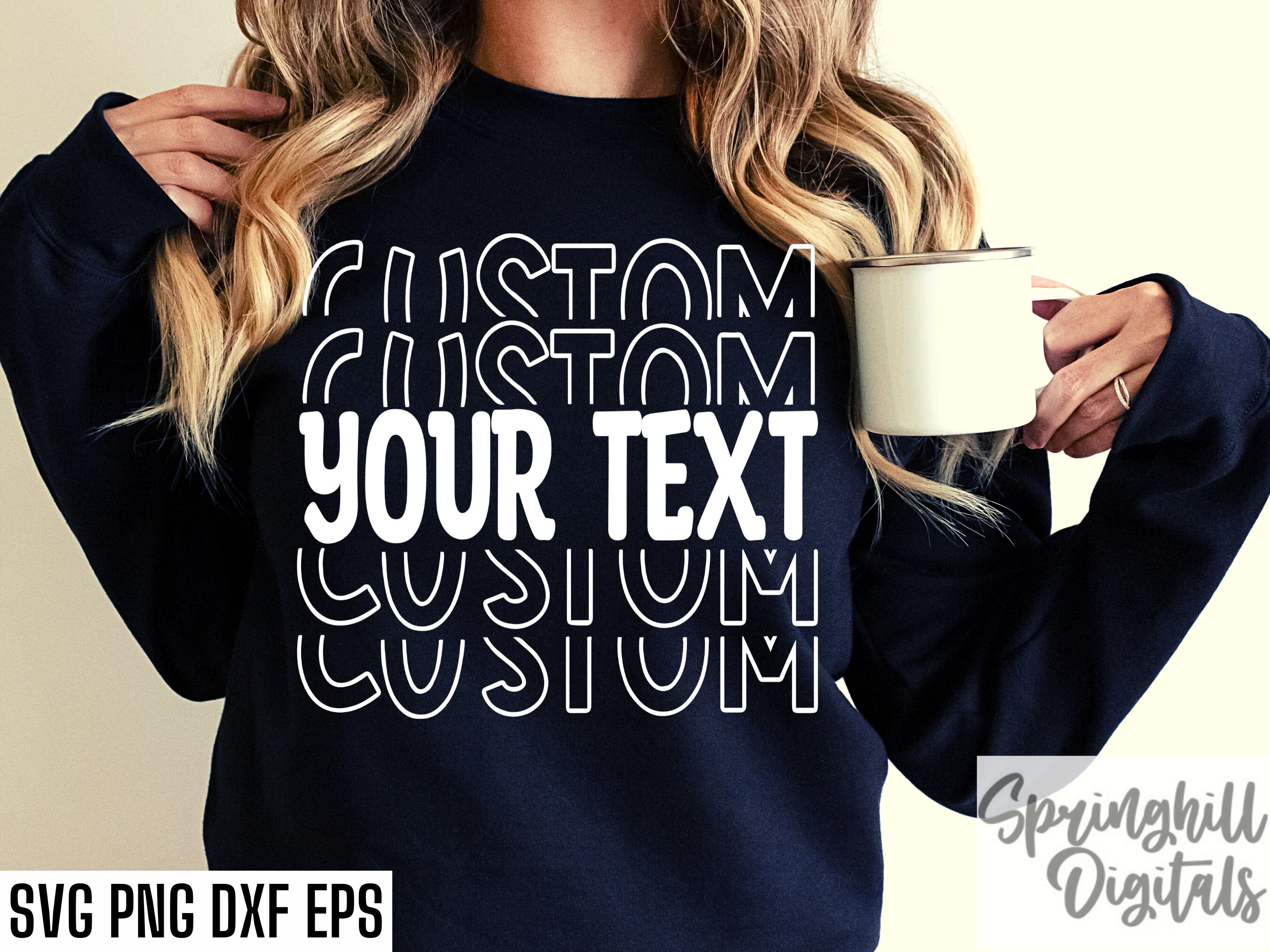 Custom Design Svg Customized One Word Cut Files - Etsy