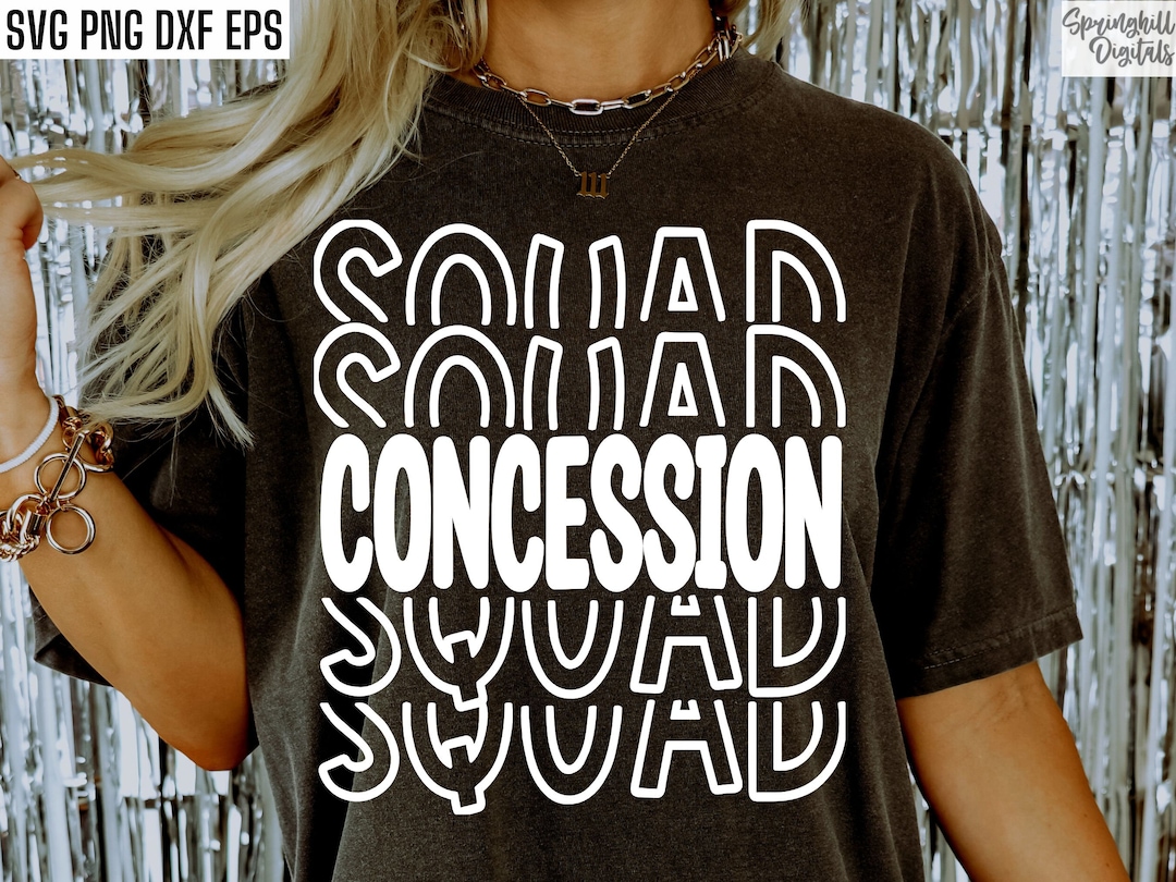 Concession Squad Svg | Concession Stand Svgs | Sports Svgs | Football ...
