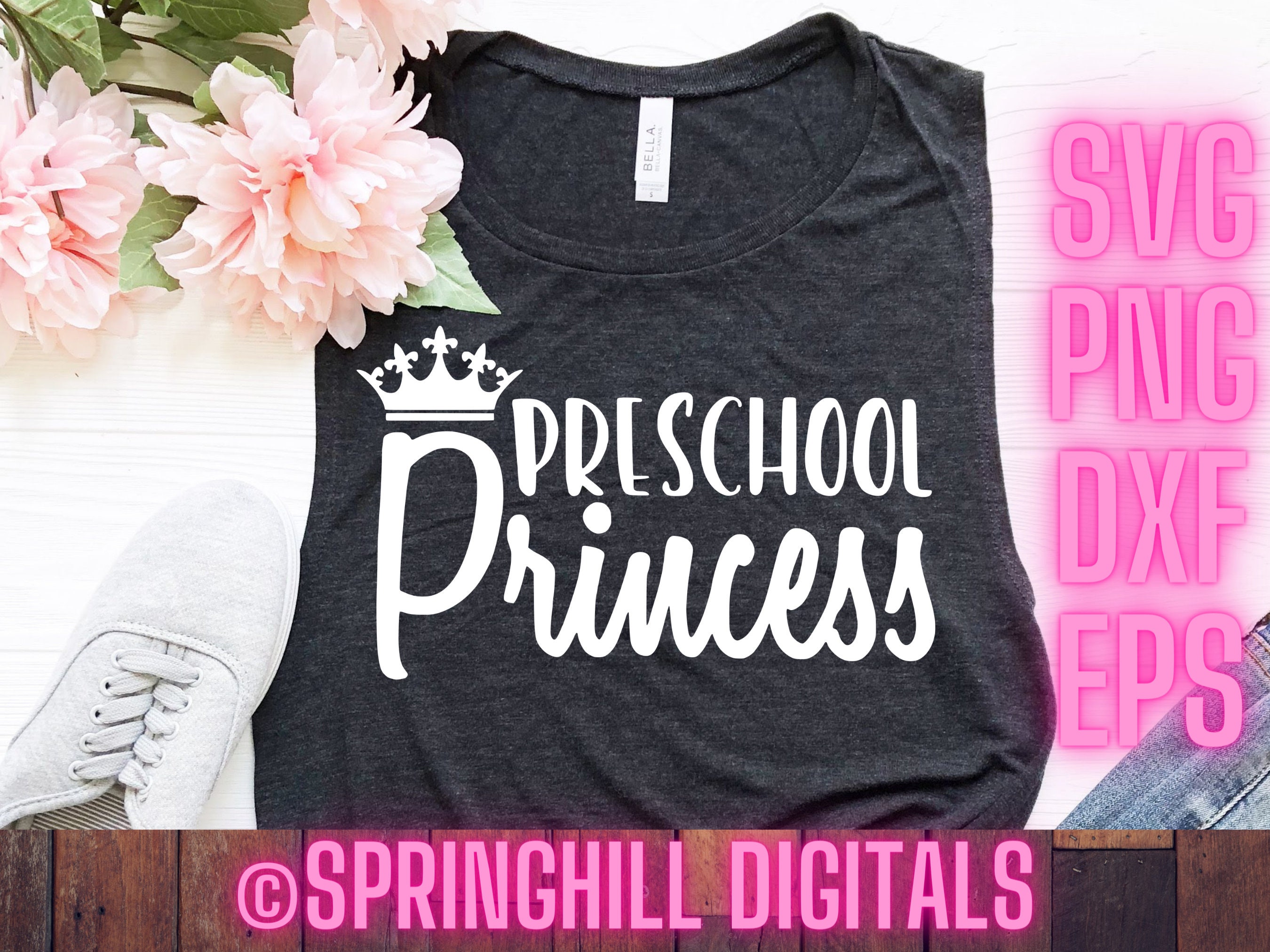 Preschool Princess Svg | Pre-k Cut File | Preschool Shirt Svg | Last ...