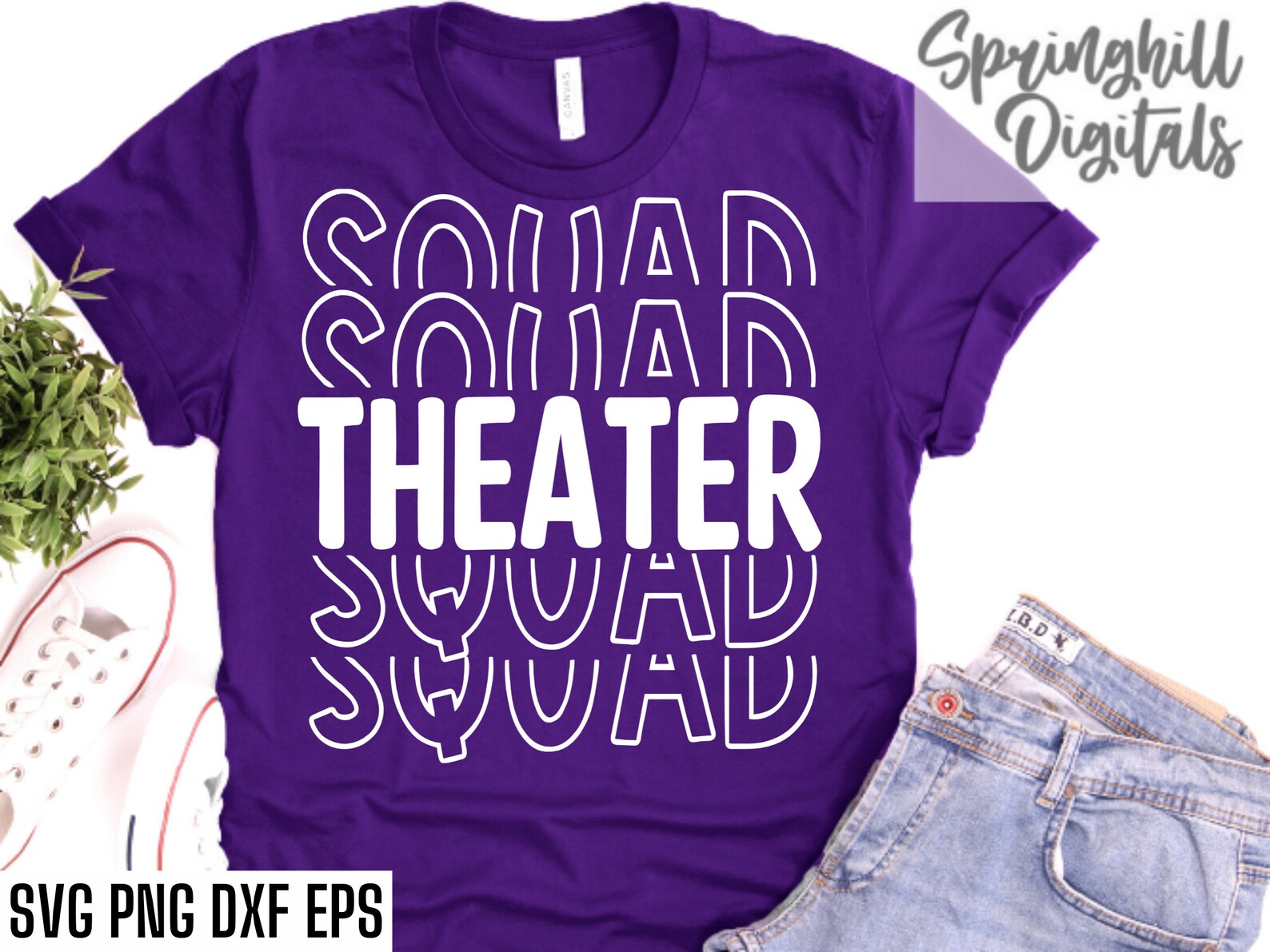 Theater Squad Svgs | Hgih School Theater Class Svgs | Theatre T-shirt ...