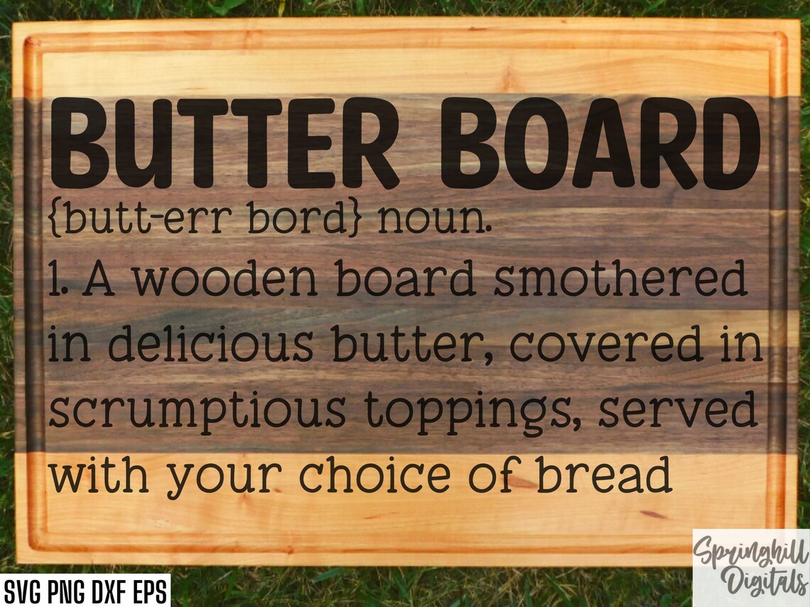 Butter Board Svg Charcuterie Svgs Butter Board Laser - Etsy