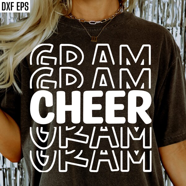 Cheer Gram Svg - Etsy