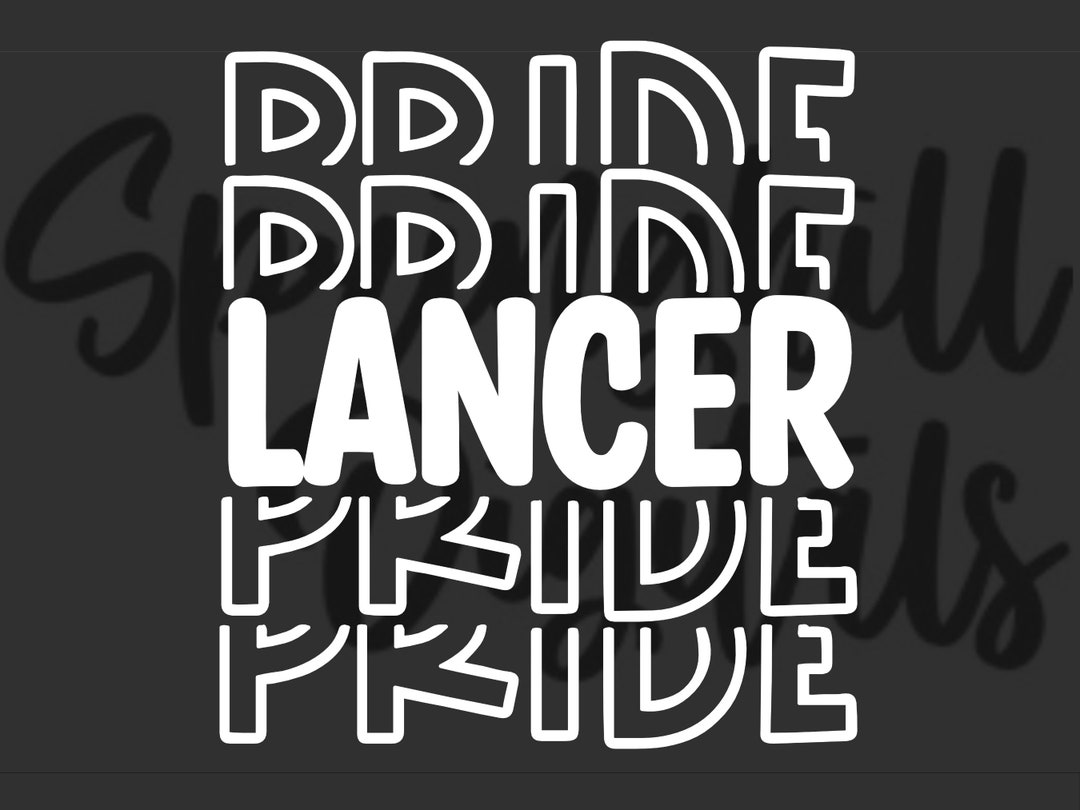 Lancer Pride Svg, Lancer Mascot Svgs, Varsity Football Svgs, Game Day ...