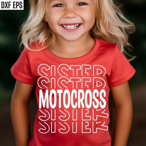 Motocross Sister Svg | Dirt Bike Sis Shirt | Dirt Biking Quotes | Dirt ...