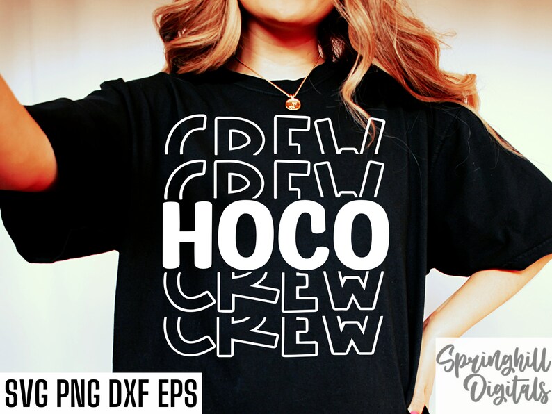 Hoco Crew Svg Homecoming T-shirt Back to School Quote - Etsy