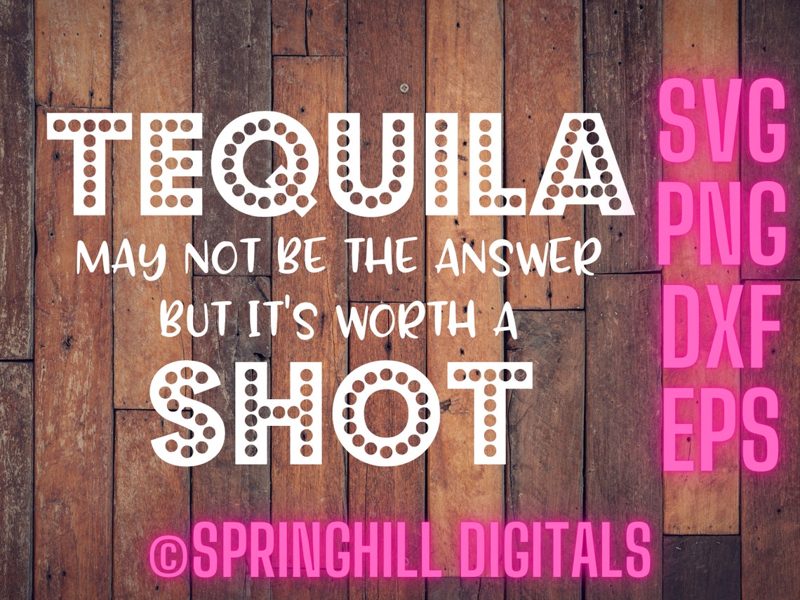 Tequila Sign Svg Bar Sign Svg Restaurant Cut File - Etsy Canada