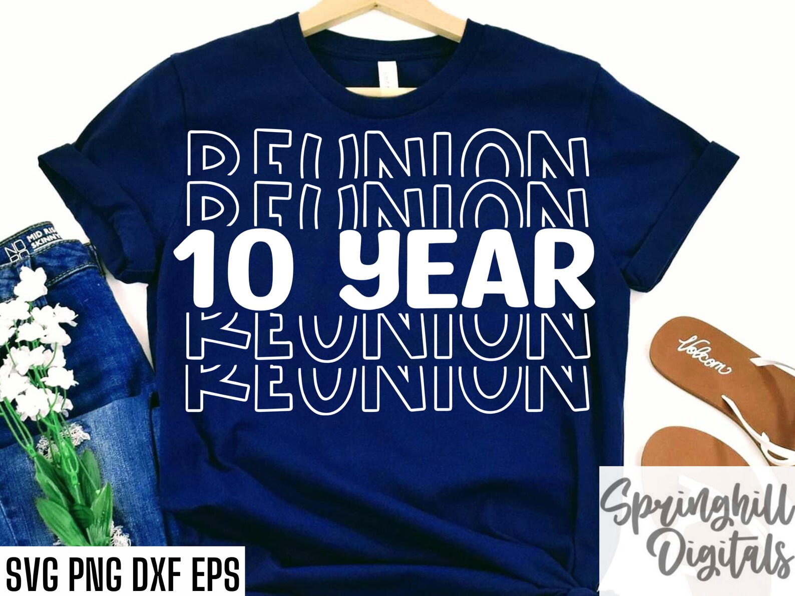 10 Year Reunion Svgs High School Class Reunion Ten Year - Etsy