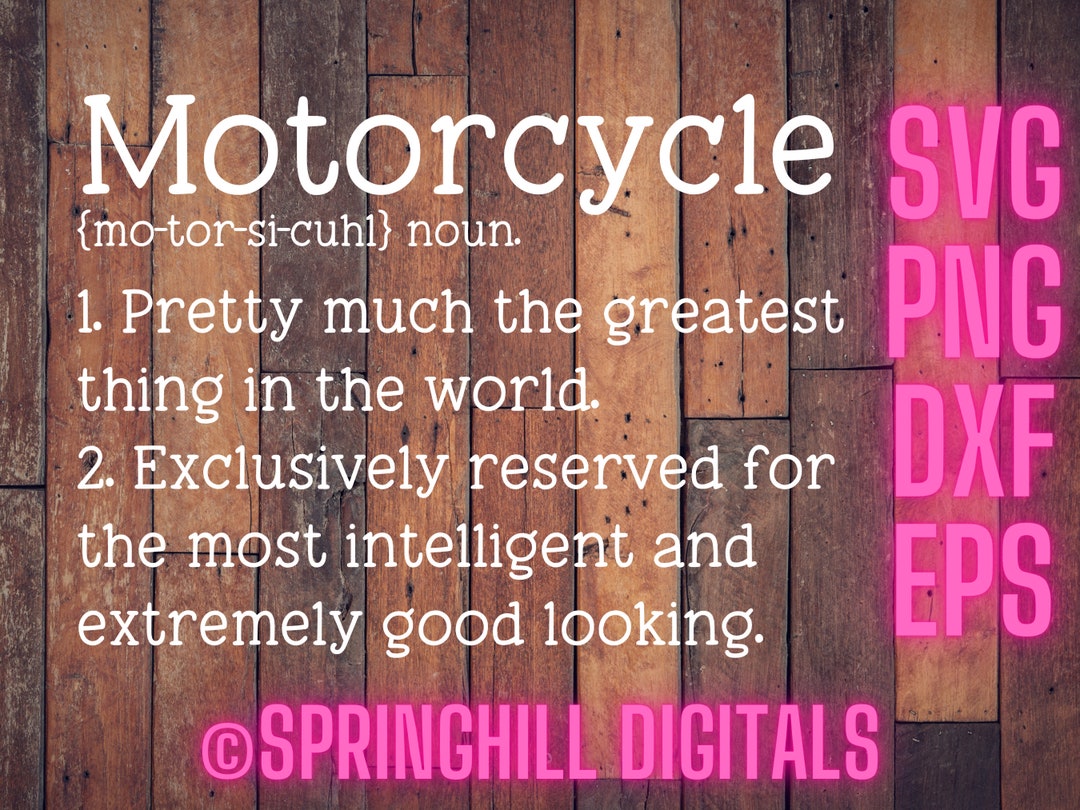 Motorcycle Svg | Motorcycle Cut File | Motorcycle Shirt Svg ...