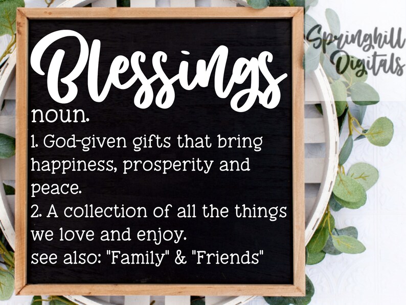 Blessed Svg | Blessing Quote Svg | Grateful Svg | Christian Sign Svg ...