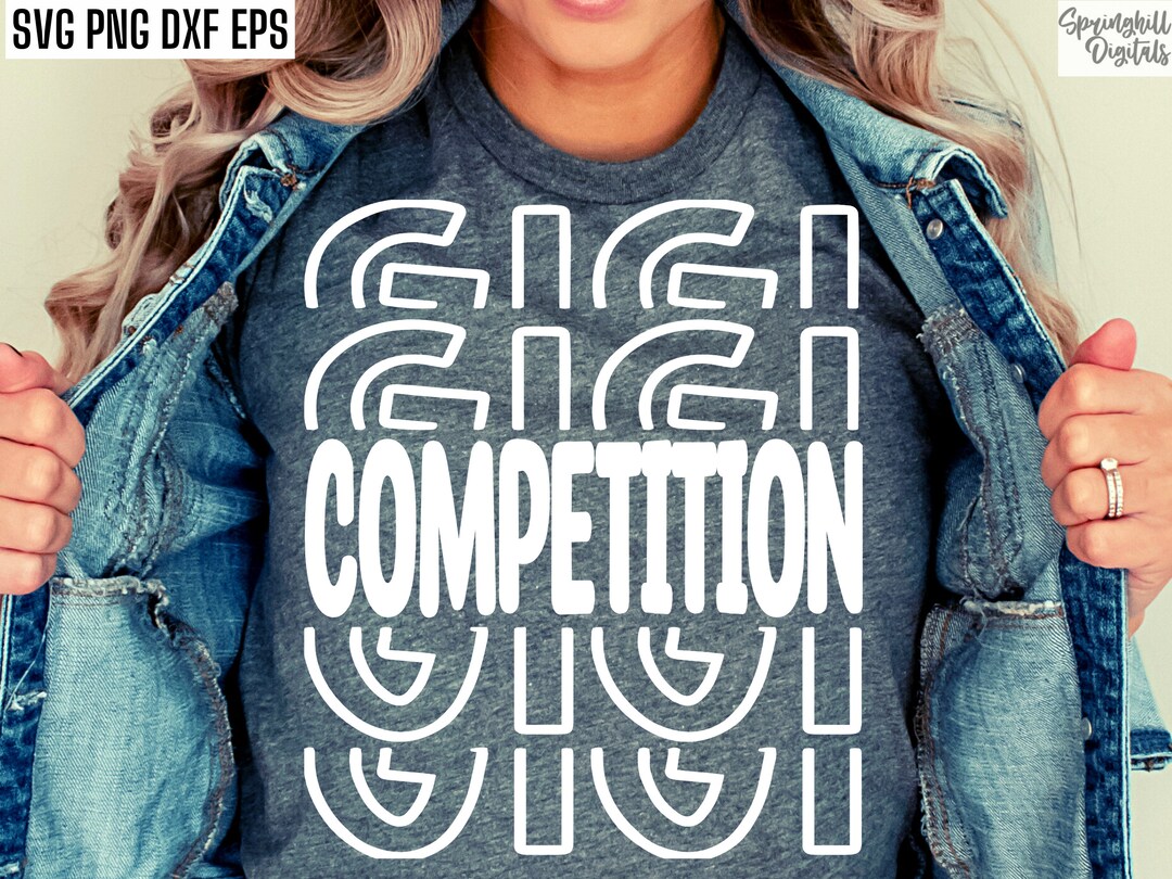 Competition Gigi Svg | Cheer Shirt Pngs | Cheerleader Cut Files ...