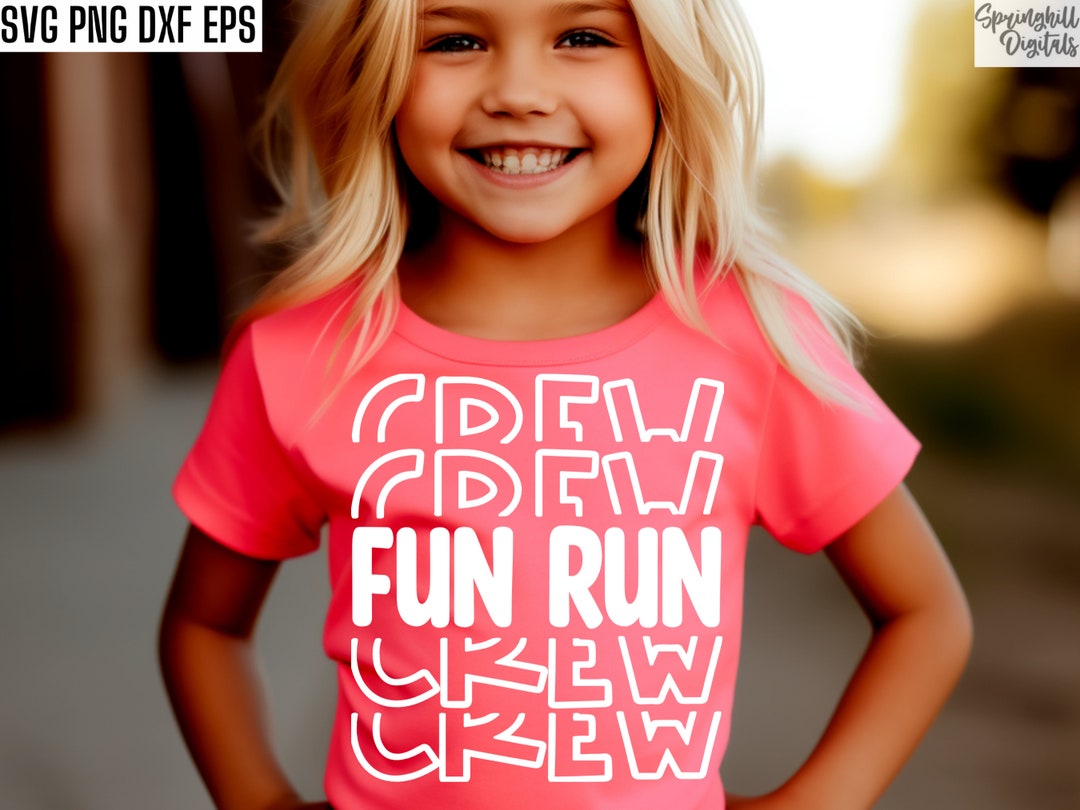 Fun Run Crew Svg Fun Run Shirt Pngs Fundraiser Tshirt - Etsy