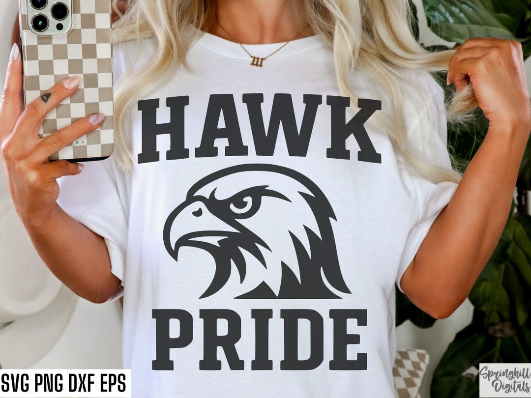 Hawk Pride Svg, Hawk Mascot Svg, Varsity Football Svg, Game Day Pngs ...