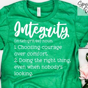 Integrity Svg | Motivational Quote Svg | Inspirational Saying | Wood ...