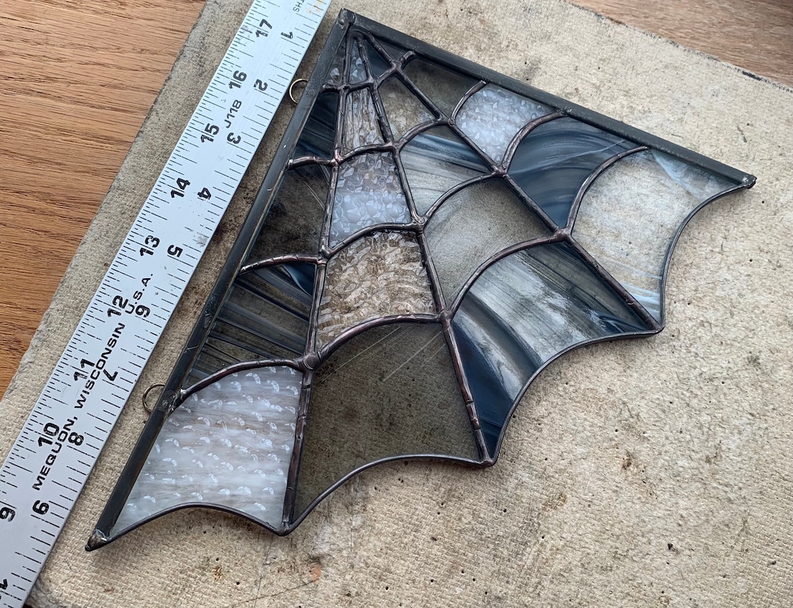 Stained Glass Cobweb Corner - Etsy