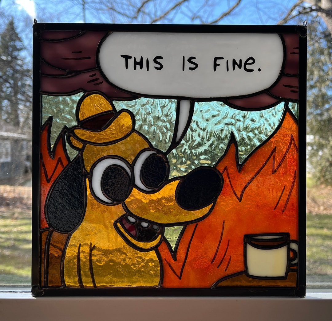 This is Fine Stained Glass Panel - Internet Meme - Leaded Glass ...