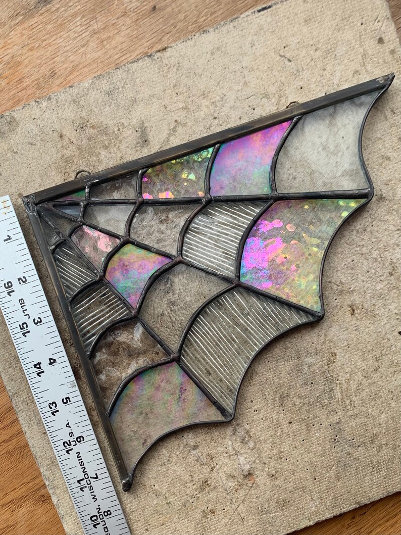 Stained Glass Cobweb Corner - Etsy