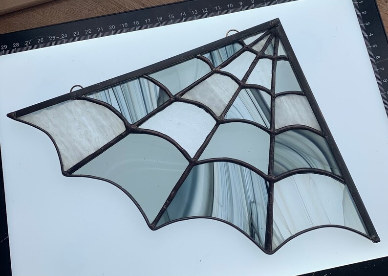 Stained Glass Cobweb Corner - Etsy