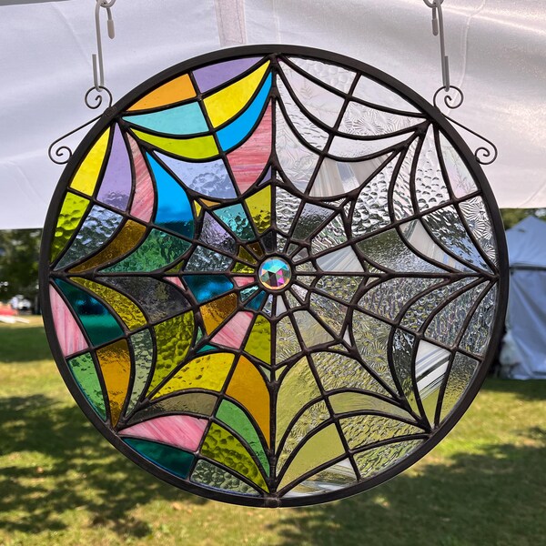 Wednesday Stained Glass Window - Etsy