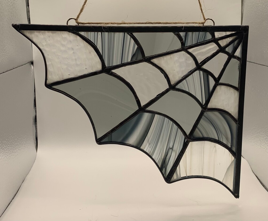 Stained Glass Cobweb Corner - Etsy