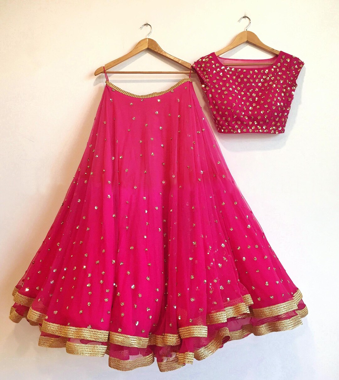 Pink Lehenga Choli for Women Chaniya Choli Indian Wedding - Etsy