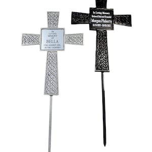 Memorial Cross Stake - Etsy