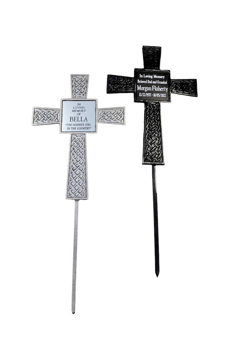 Memorial Cross Stake - Etsy