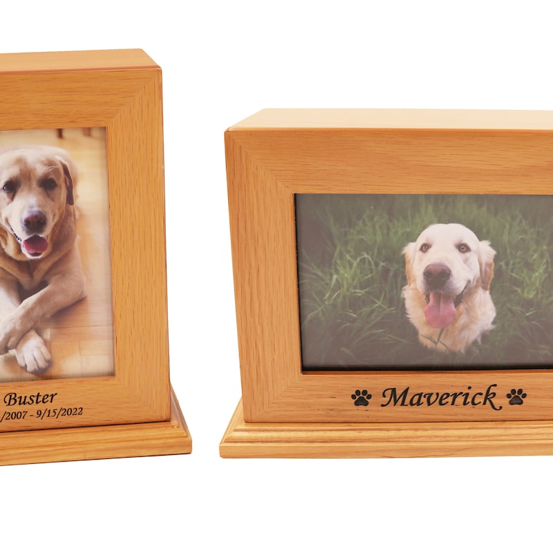 Oak Human Ashes Urn - Etsy