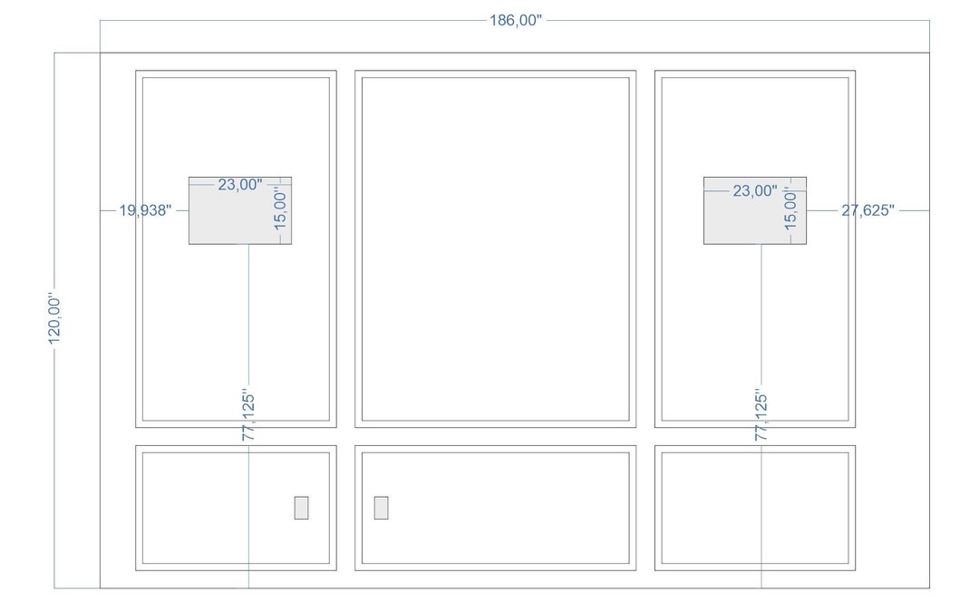 Custom-made Wall Molding Design Service for Dan Riehl by - Etsy