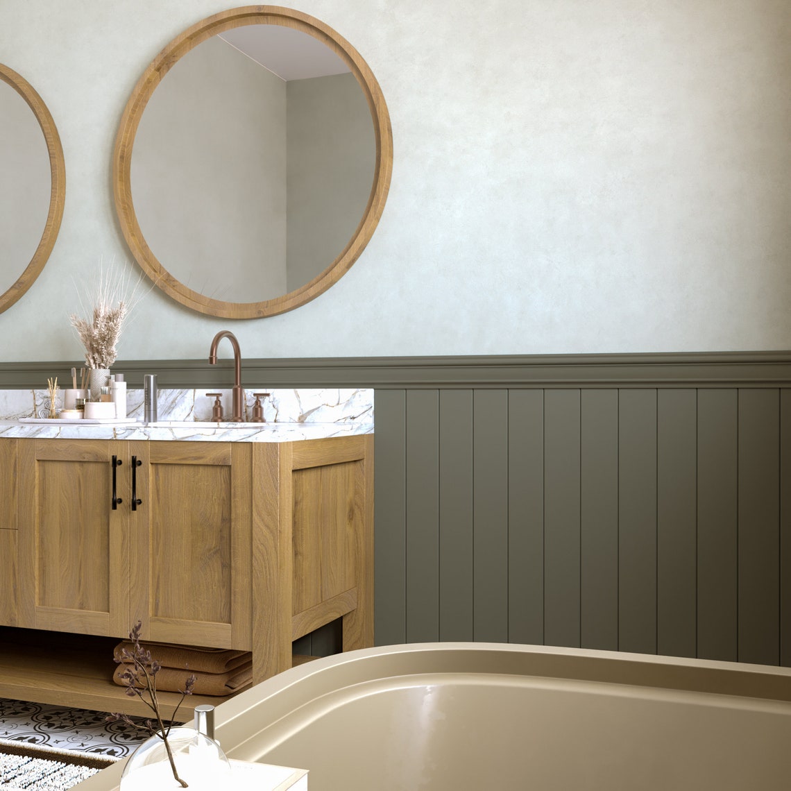 Wall Paneling Kit Ready to Assemble Wall Paneling Package - Etsy Canada