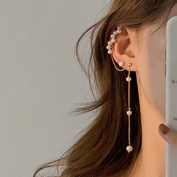 Ear Wrap Hook Earrings - Etsy