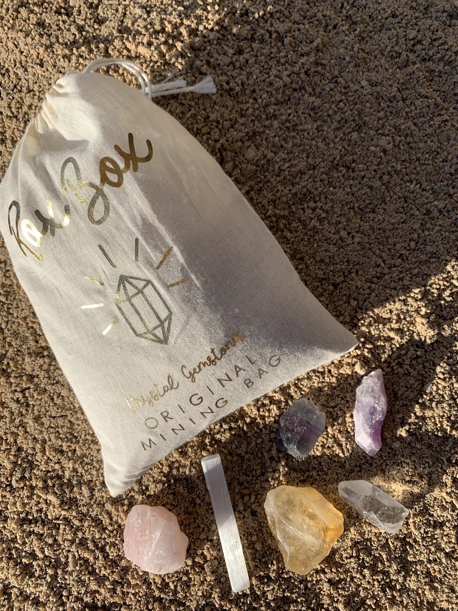Crystal Gemstone Original Mining Bag - Etsy