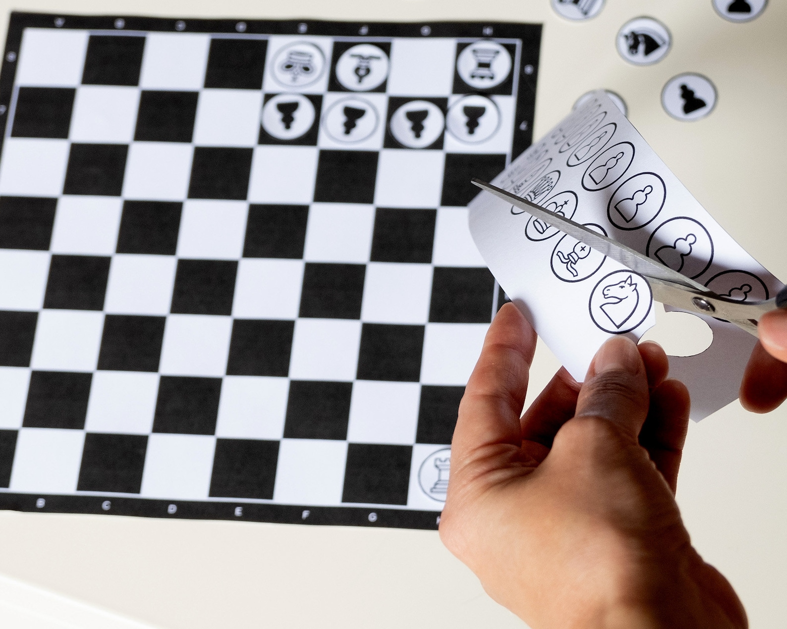 Printable Chess Set: Board and Pieces (digital Download) - Etsy