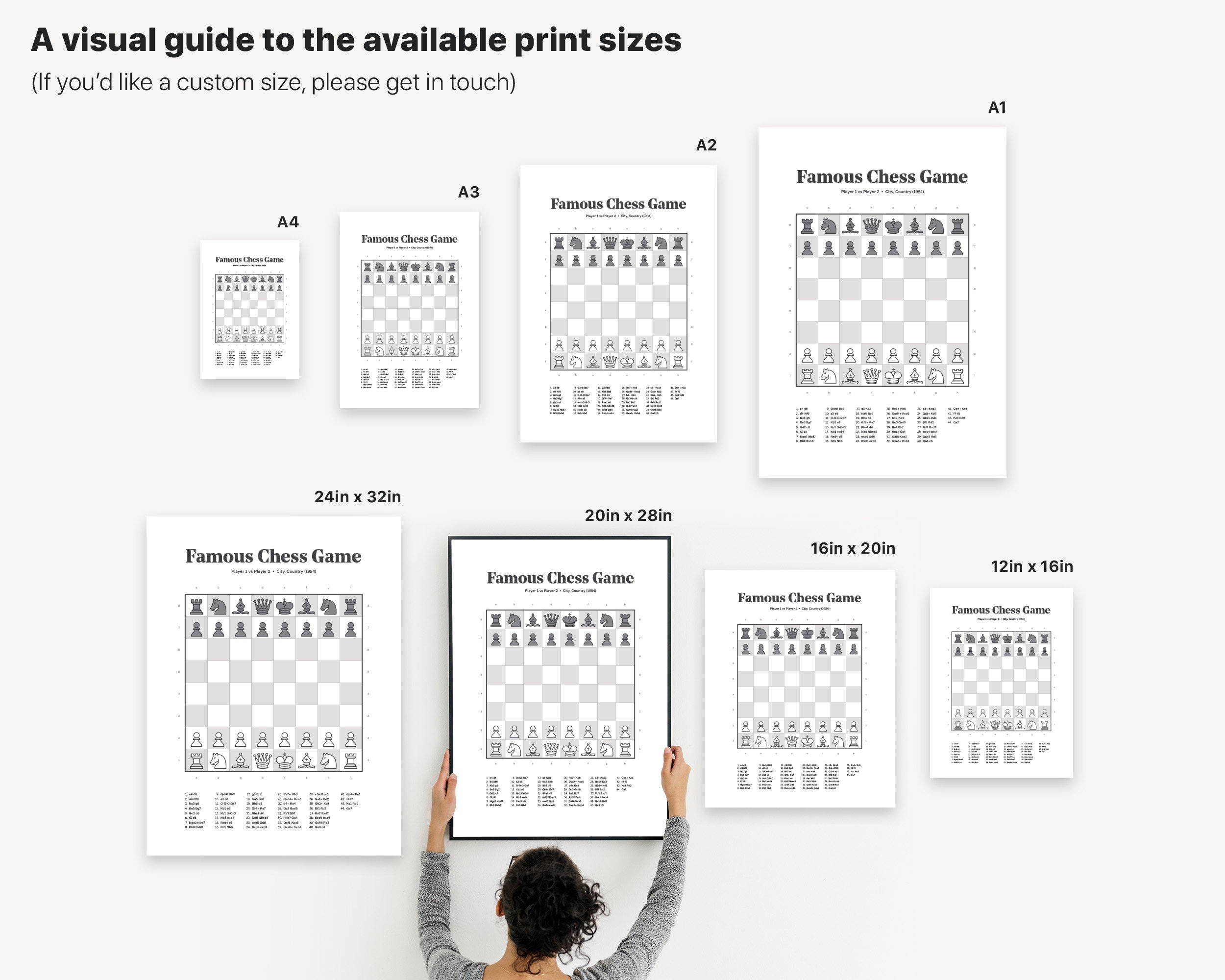 A Night at the Opera 1858 Famous Chess Game Art Print / Chess Poster ...