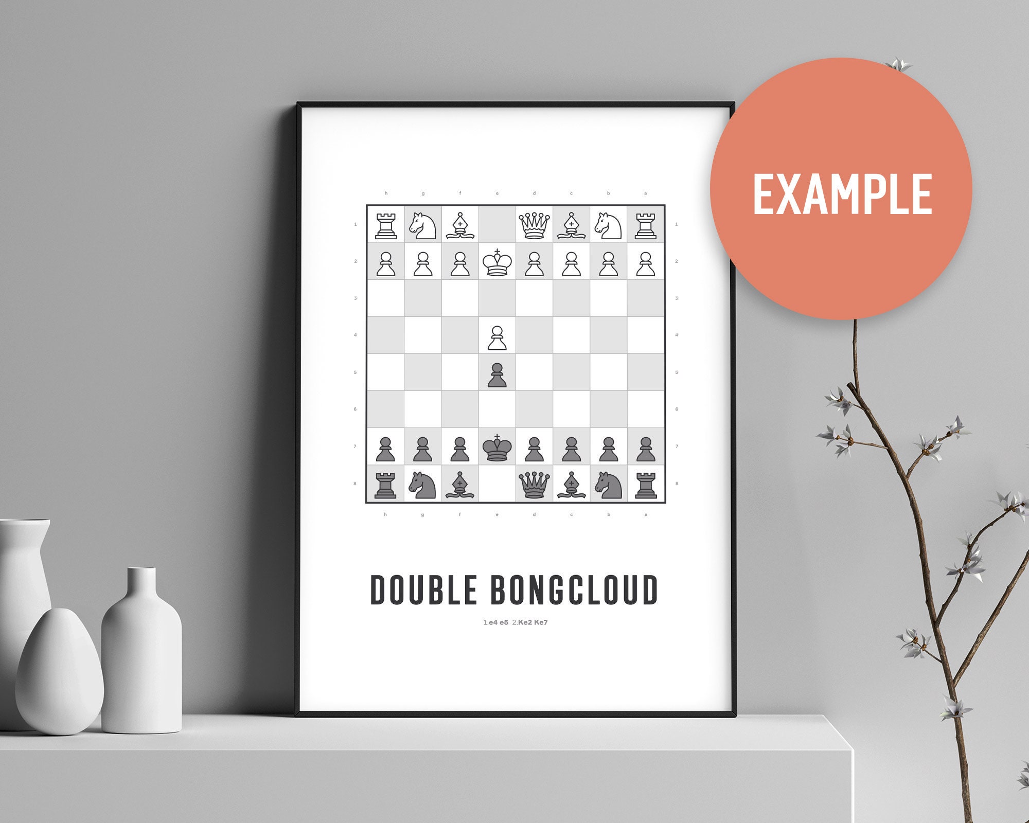 Your Custom Chess Position Print Chess Poster Chess Gift european Union ...
