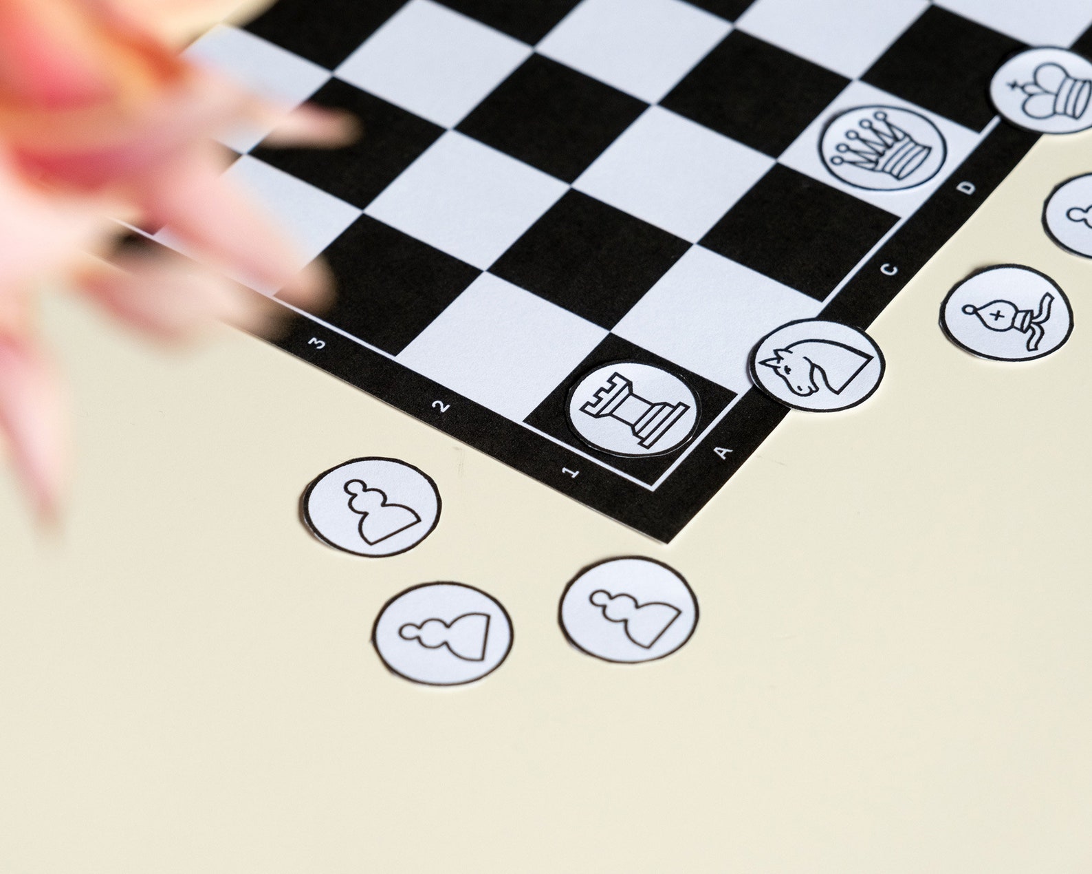 Printable Chess Set – Includes Chess Board and Pieces – A4 and A3 ...