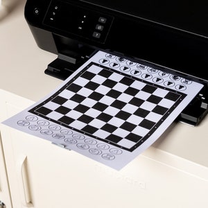 Printable Chess Set: Board and Pieces (digital Download) - Etsy