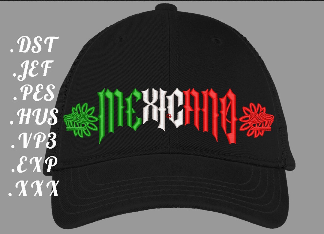 Embroidery Design for Mexican Cap - Etsy