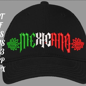 Embroidery Design for Mexican Cap - Etsy
