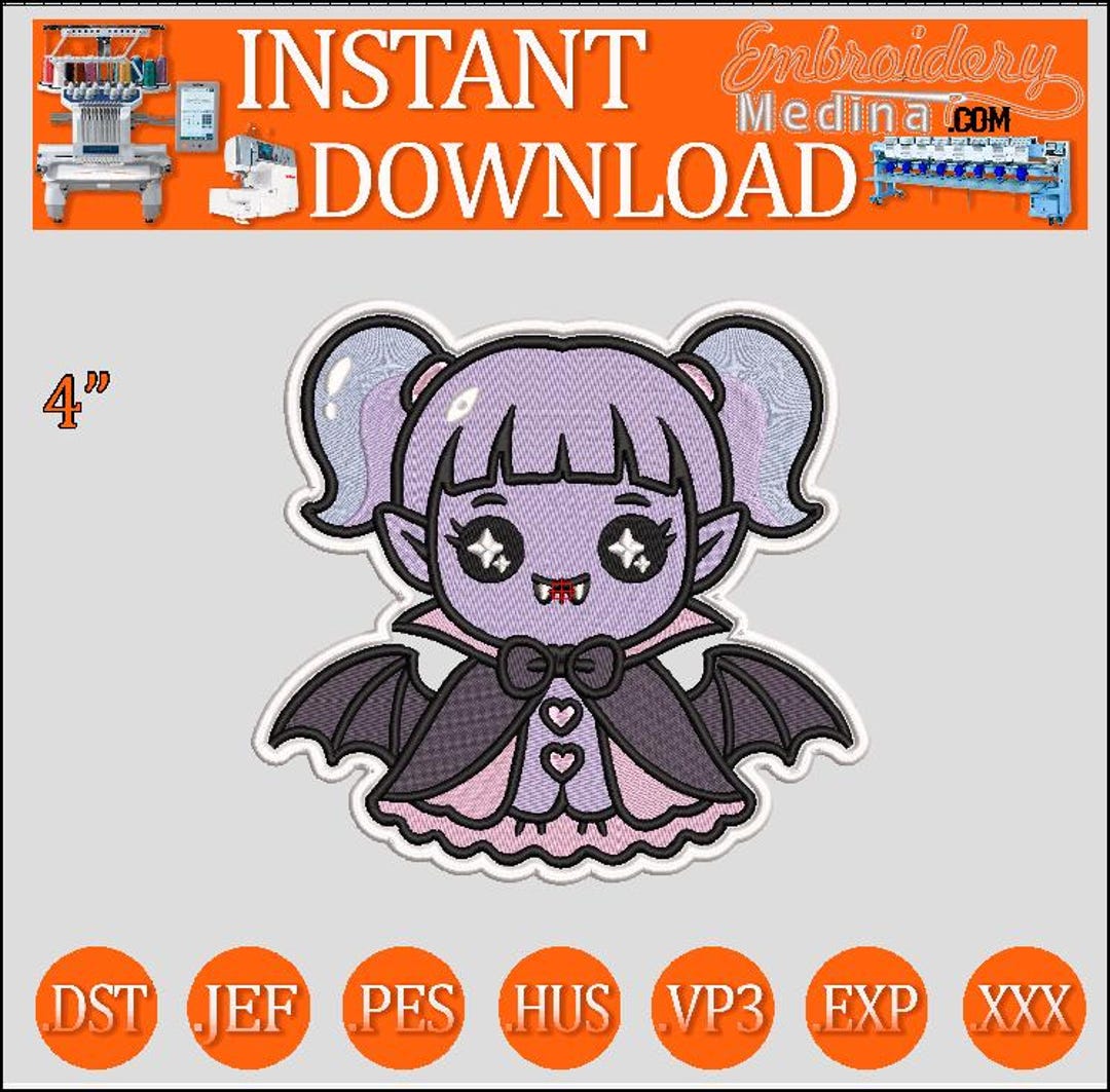 Design for Vampire Halloween Patches - Etsy