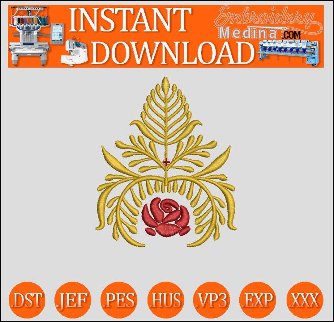 Charro Bow Embroidery Design 1 - Etsy