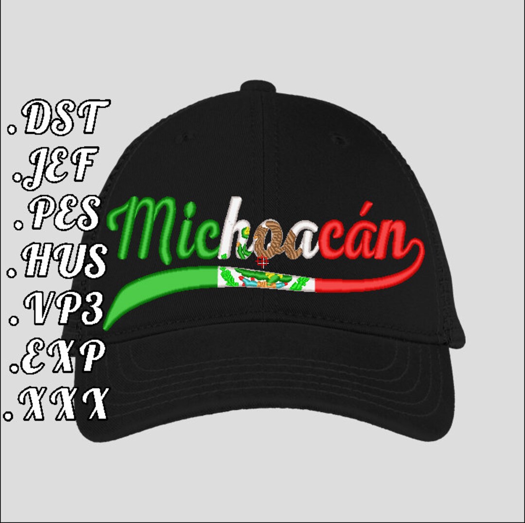 Embroidery Design for Michoacán Cap - Etsy