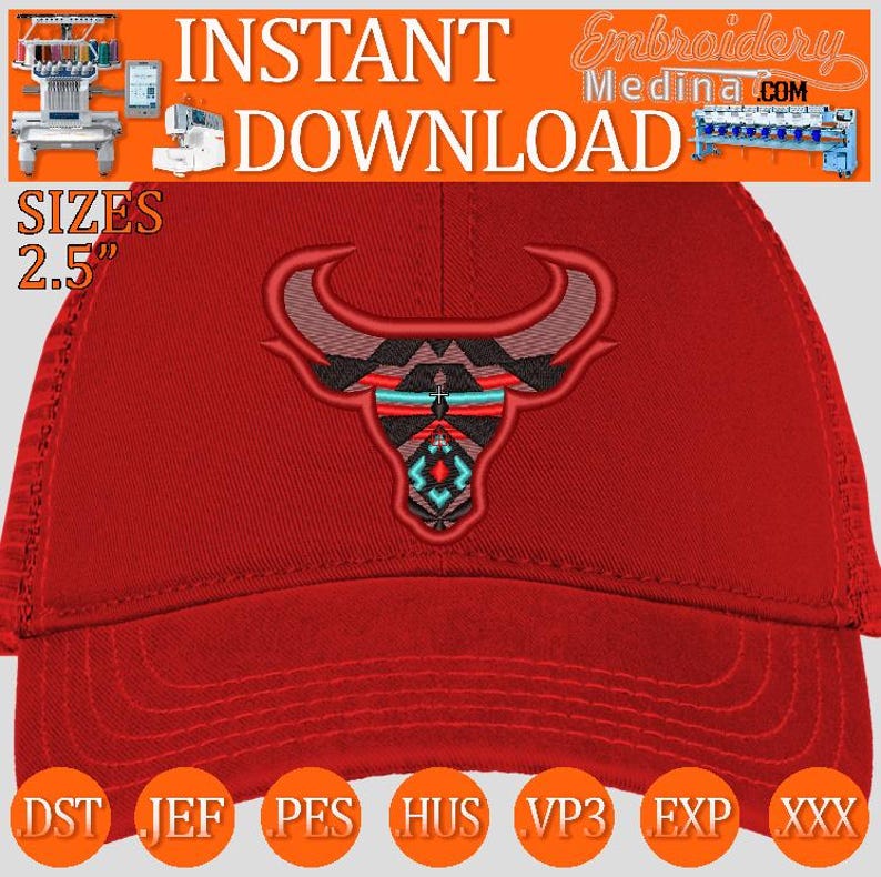 3D Puff Cowboy Texas Cap Embroidery Design - Etsy